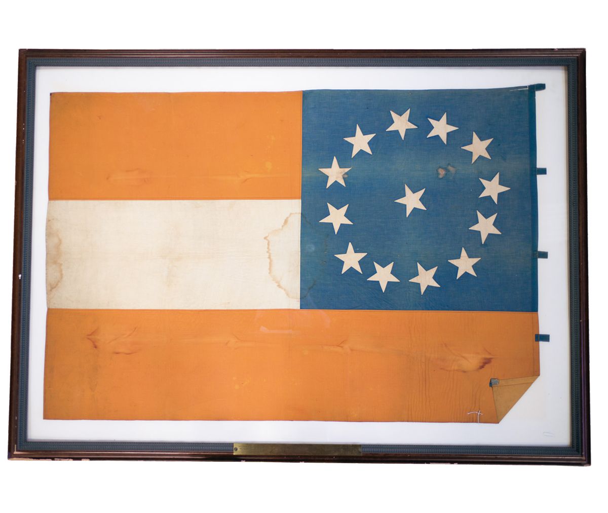 Attractive 19th Century First National Flag of the Confederacy in 13 ...