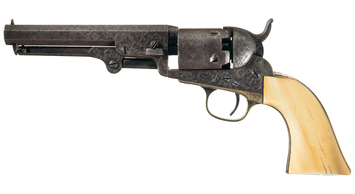 Presentation Inscribed Factory Engraved Colt Model 1849 Pocket ...