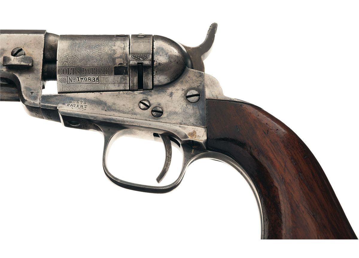 Colt Model 1849 Revolver with Thuer Conversion
