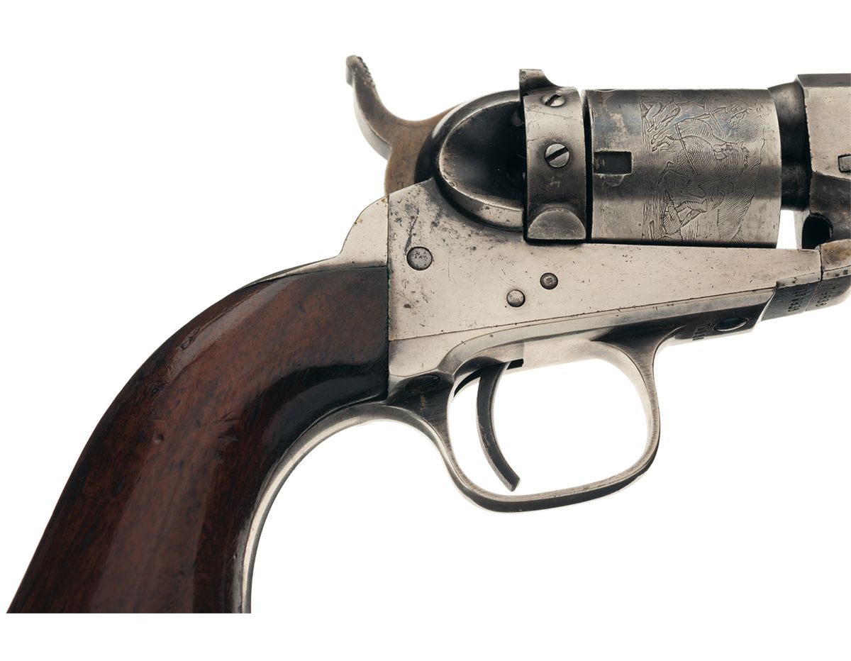 Colt Model 1849 Revolver with Thuer Conversion