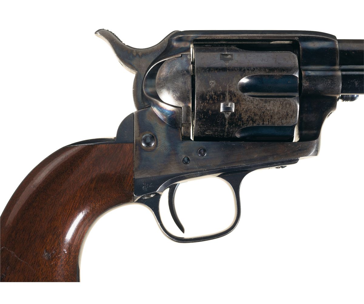 Excellent Early Production Colt Single Action Revolver with Rare Von ...
