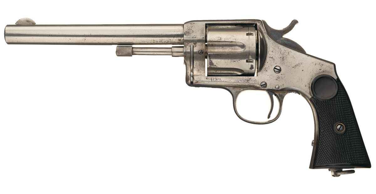 Scarce 44 Rimfire Hopkins and Allen Army Model XL No. 8 Single Action ...