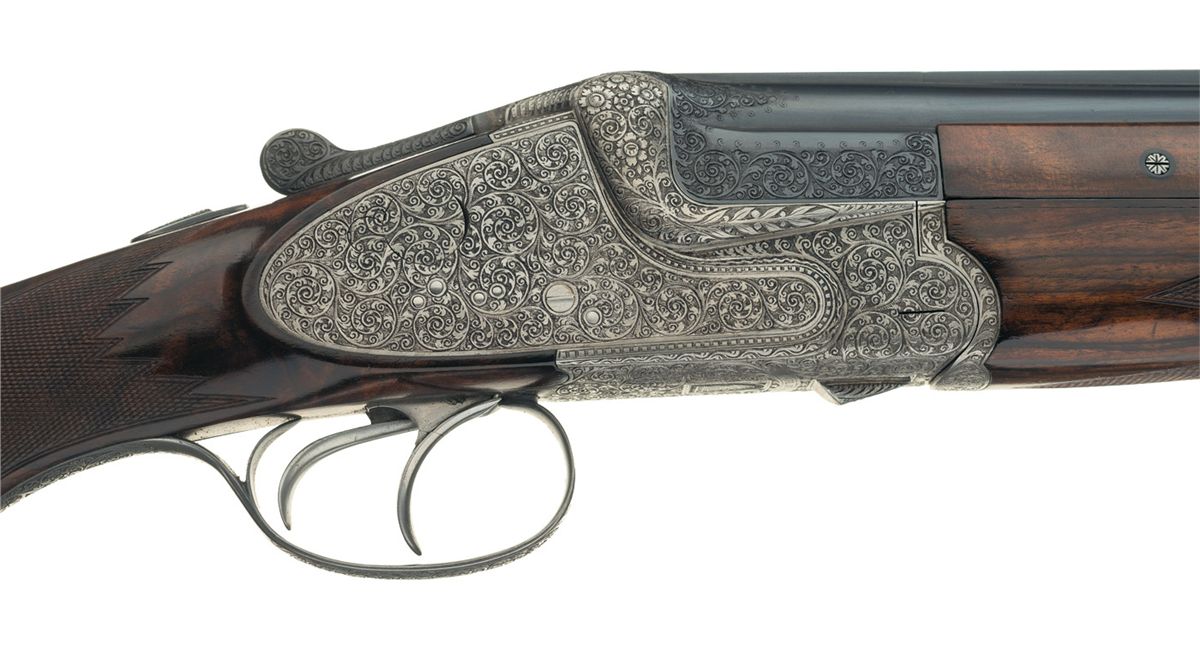 Matching Pair of Engraved and Consecutively Serial Numbered Side Lock ...