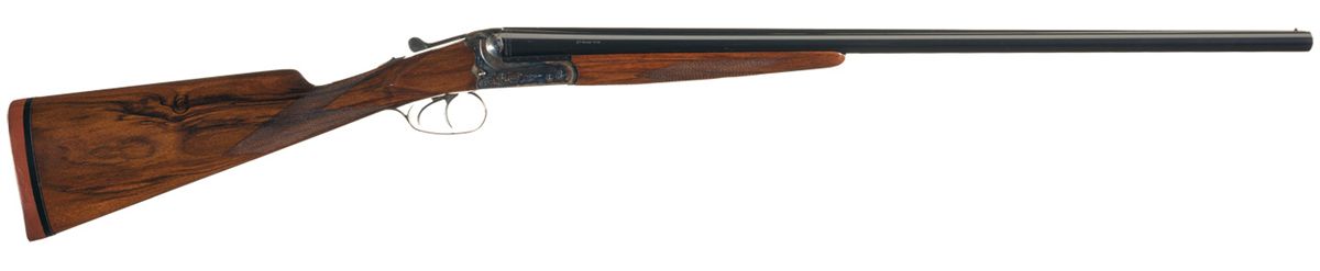 Engraved Merkel Gebruder Model 47E Double Barrel 20 Gauge Shotgun
