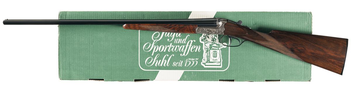 Hans-Ulrich Sorg Signed and Engraved Merkel 40E Side by Side 28 Gauge ...