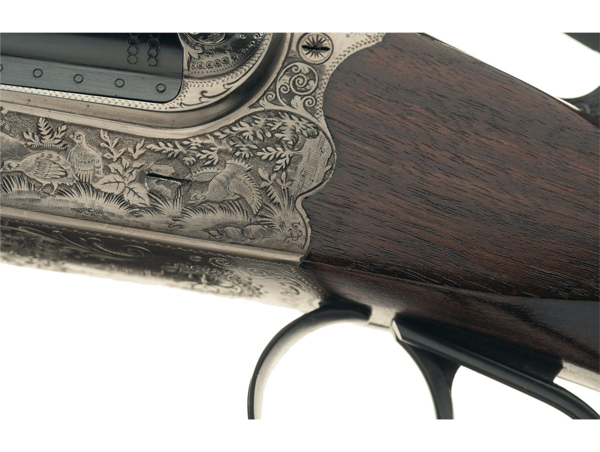 Hans-Ulrich Sorg Signed and Engraved Merkel 40E Side by Side 28 Gauge ...