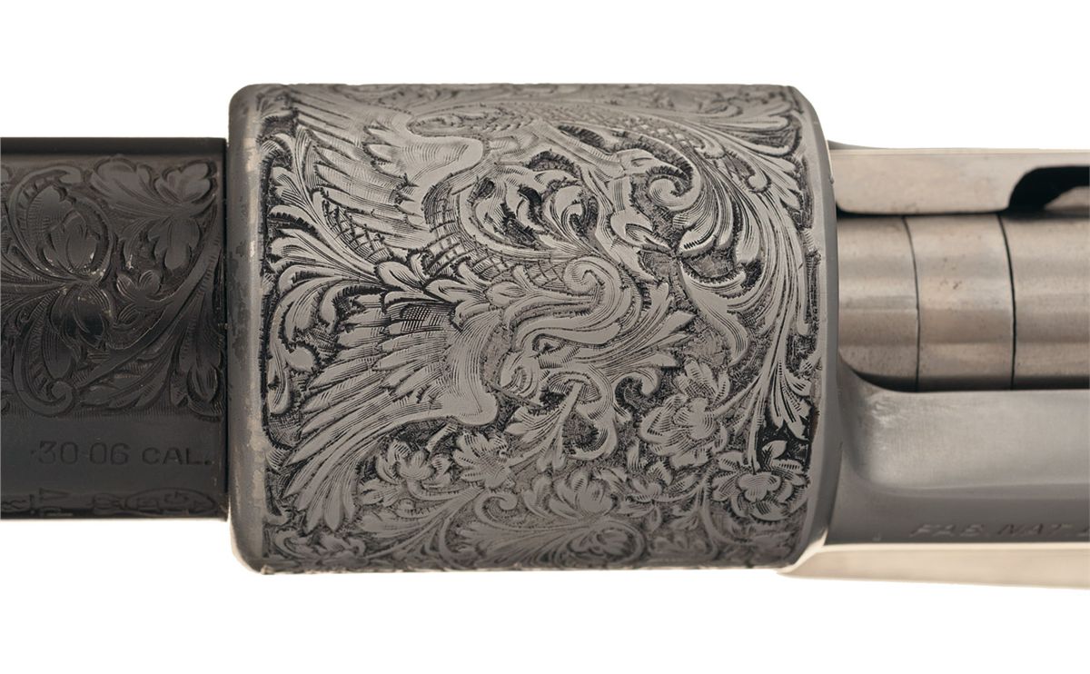 Engraved FN Mauser Barreled Bolt Action