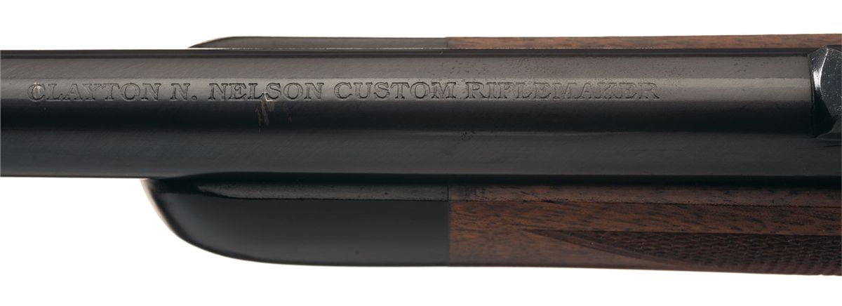 Outstanding Clayton Nelson Custom Bolt Action Rifle Built with Rare ...