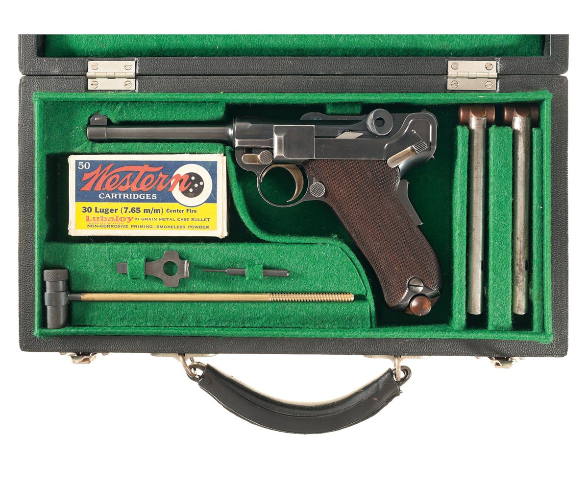 Historic "One-of-A-Kind" Cased DWM Model 1900 Commercial Presentation ...