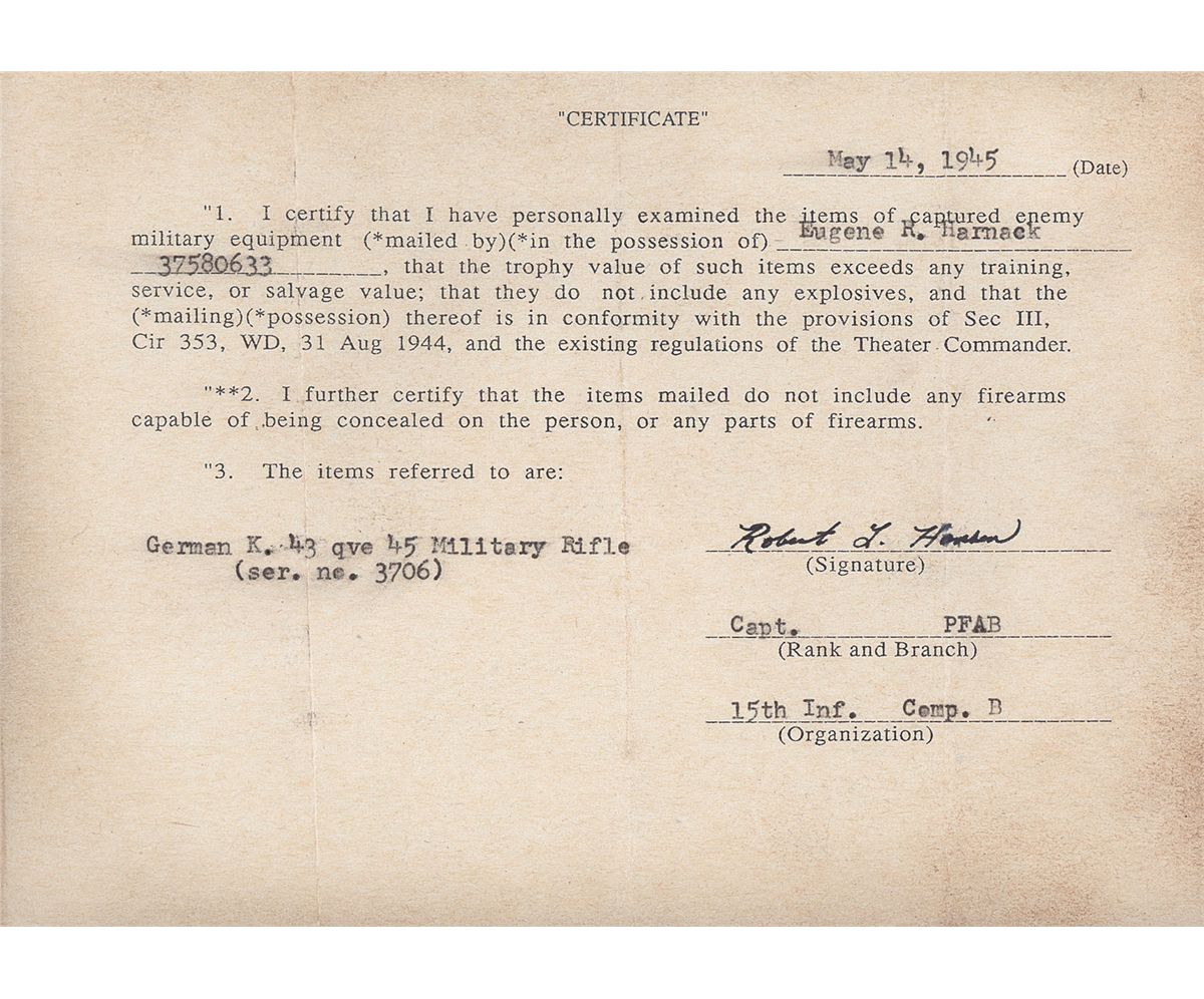 Late World War II Nazi Berlin-Lubecker "qve 45" Code K-43 Semi ...