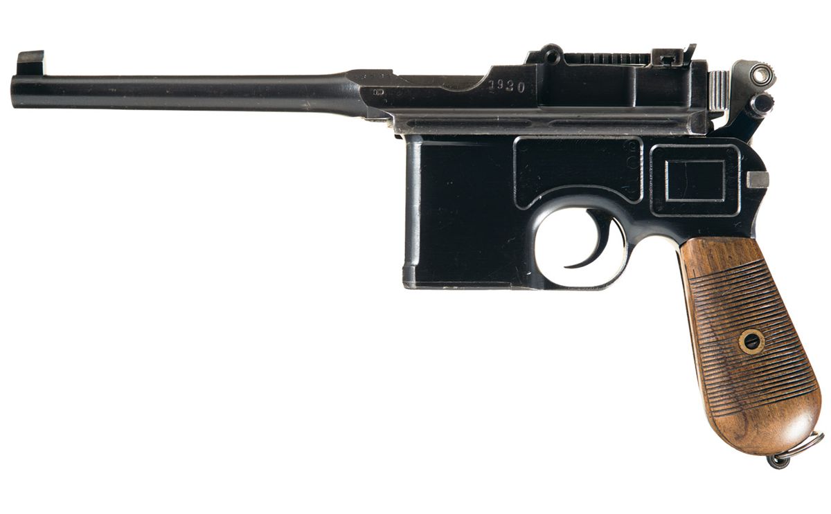 Mauser 1920 Rework Broomhandle Semi-Automatic Pistol