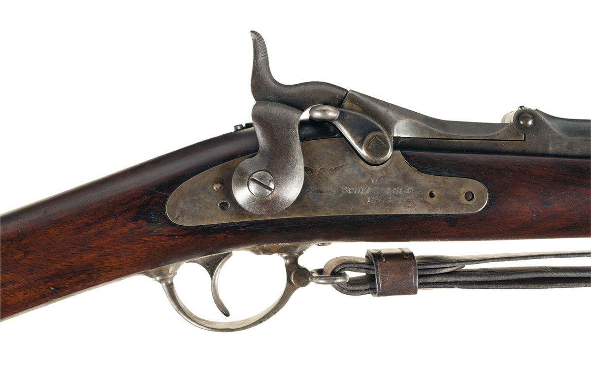 Unique Surplus Dealer 1883 Lock Dated Springfield Trapdoor Rifle with ...