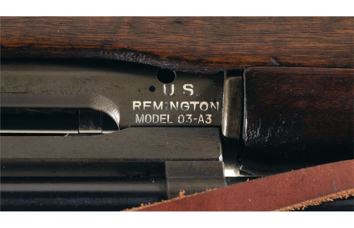 World War II Remington Model 1903A4 Sniper Rifle with Weaver M73B1 ...