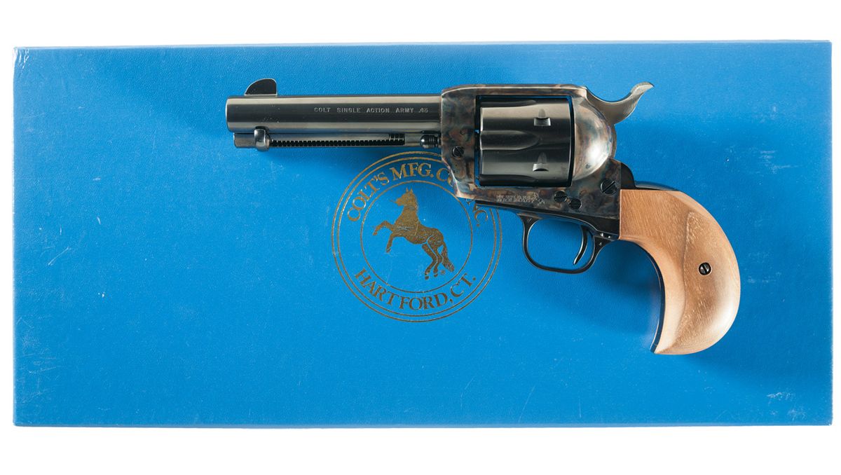 Colt Custom Shop Single Action Army Revolver with Birds Head Grips and ...
