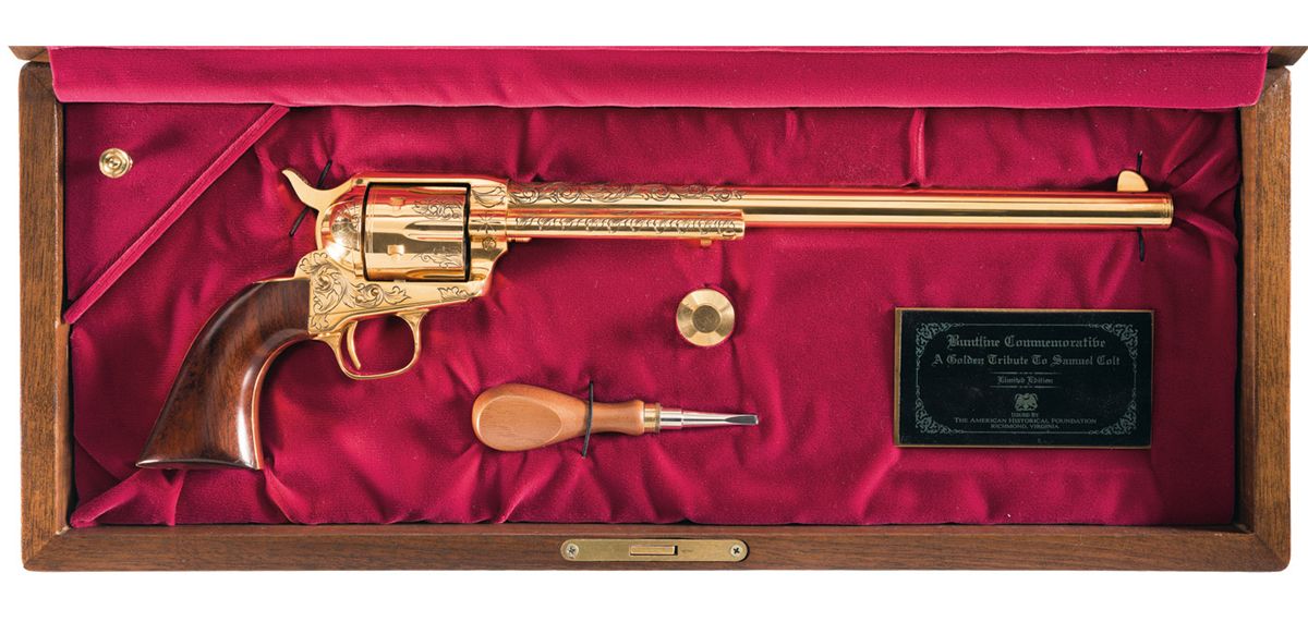 Cased Engraved American Historical Foundation Buntline Samuel Colt ...