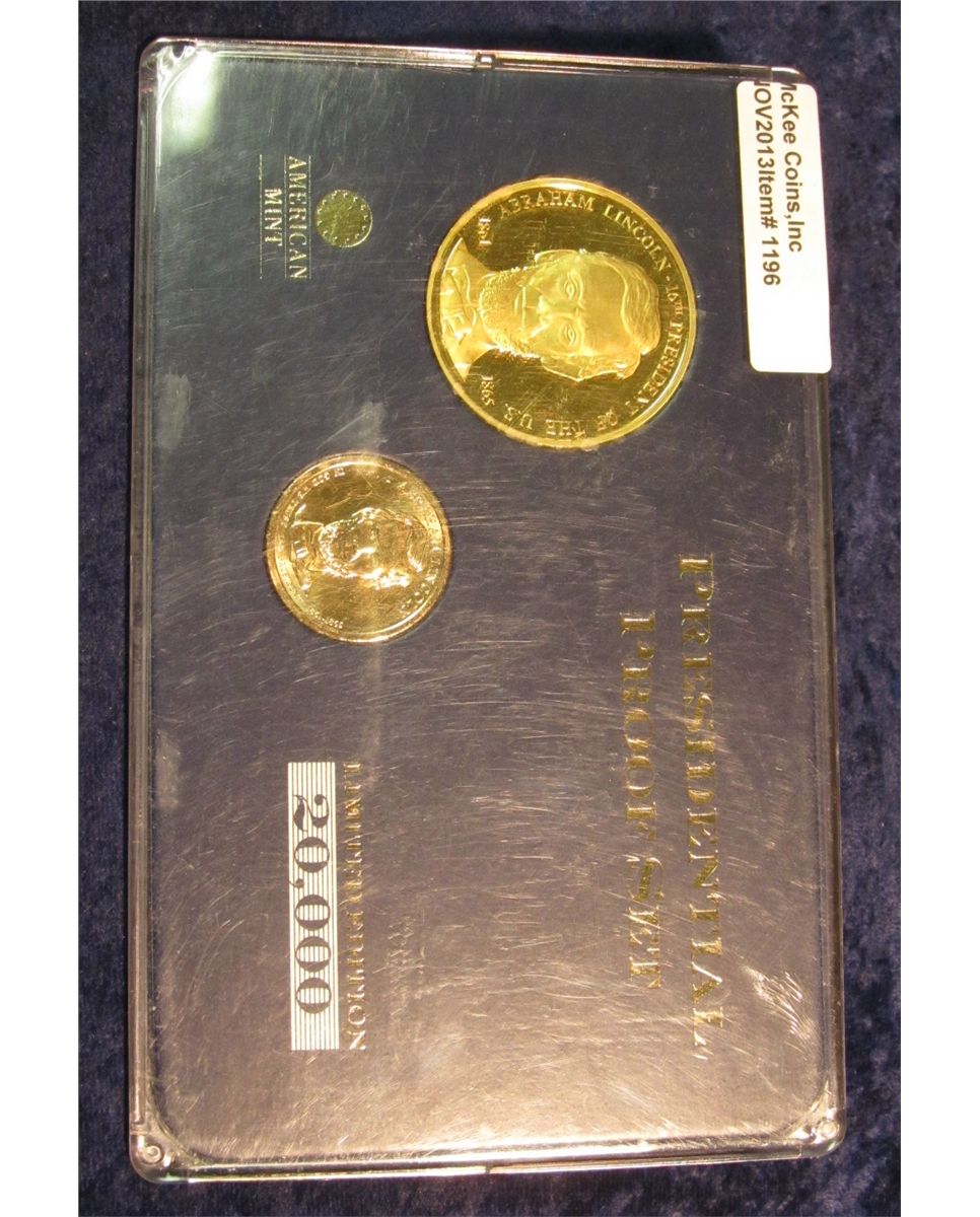 1196. American Mint Presidential Proof Set. Limited Edition 20,000 ...