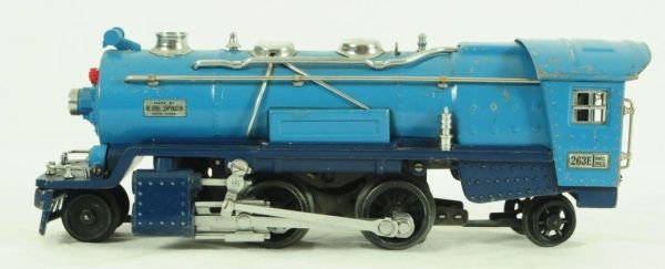 1935 Lionel Blue Comet O Gauge Train Engine 263E