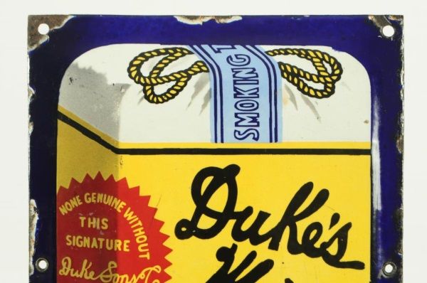 Duke's Mixture Tobacco Porcelain Sign