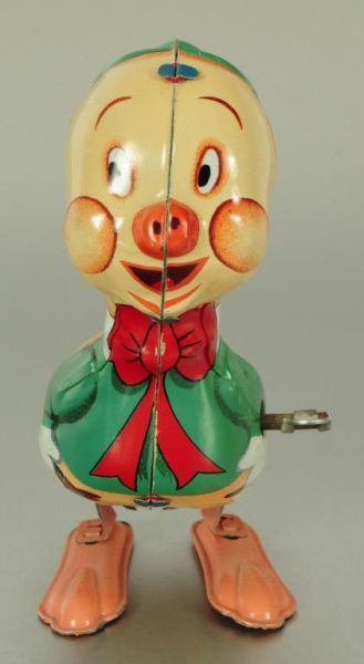 Line Mar Walt Disney Little Pig Tin Wind-Up Toy