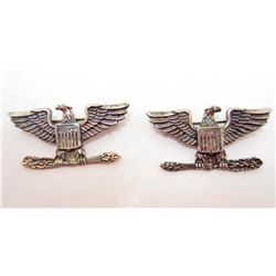 PAIR OF US ARMY BIRD COLONEL SHOULDER BOARD INSIGNIA