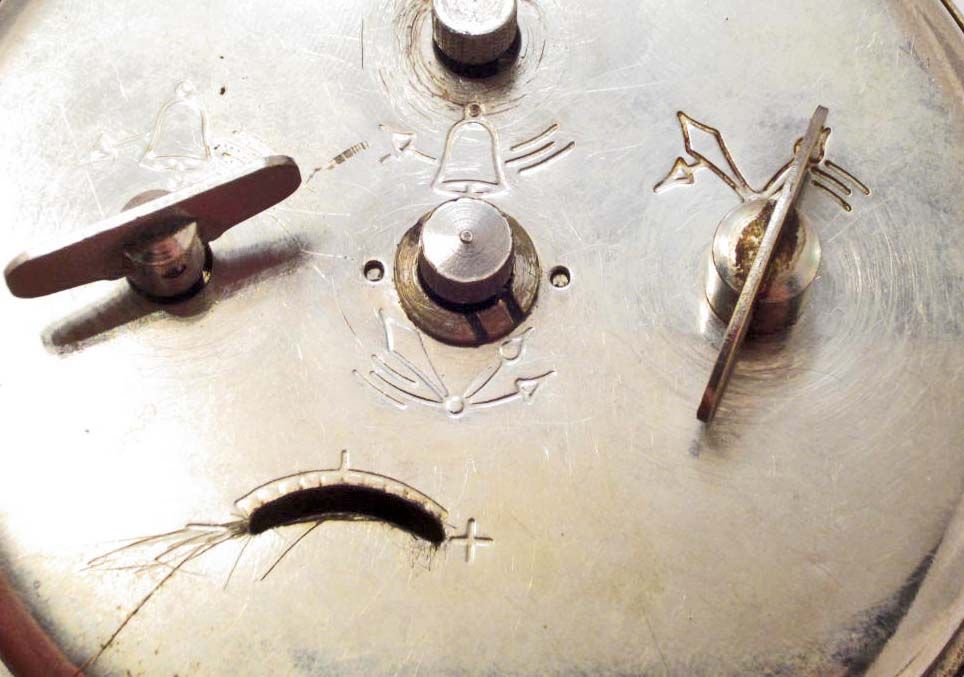 GERMAN NAZI BARON SS ALARM CLOCK