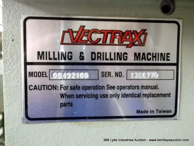 VECTRAX MILLING & DRILLING MACHINE 00492108 MODEL COMPLEX MACHINE