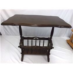 Walnut Magazine Table