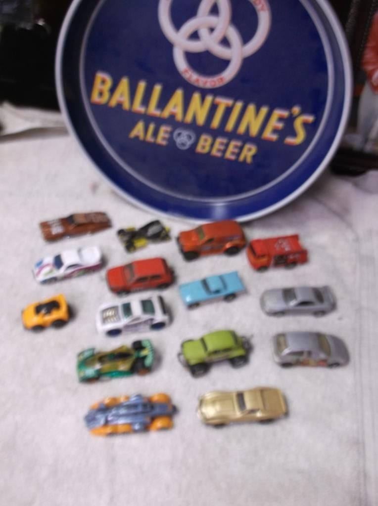 Beer Tray With 15" Hot Wheels & Matchbox Cars