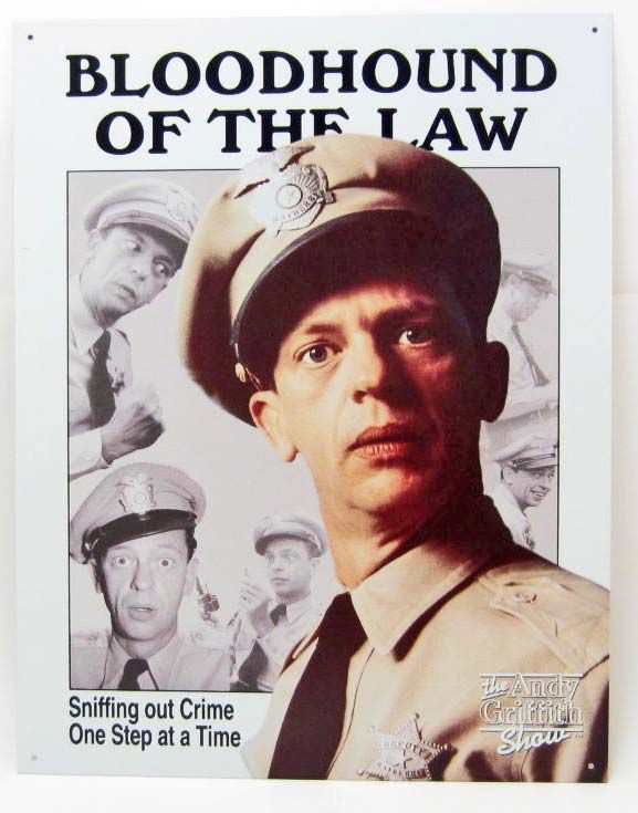 7717 - THE ANDY GRIFFITH SHOW METAL SIGN