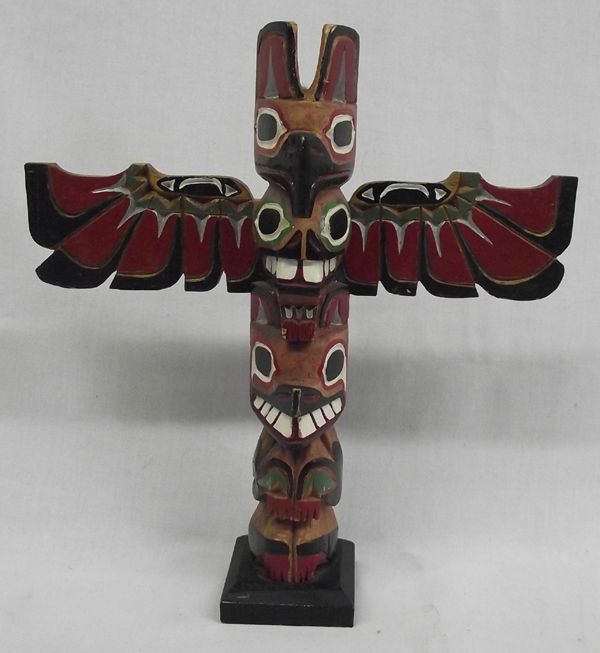 Northwest Native American Totem Pole.