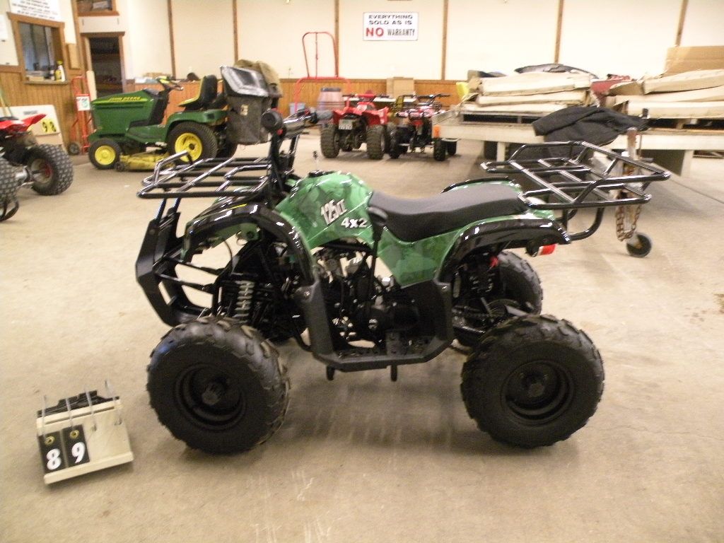 2013 Coolster 125cc 4X2 youth atv -green camo L6ZSCJLA0D1014014