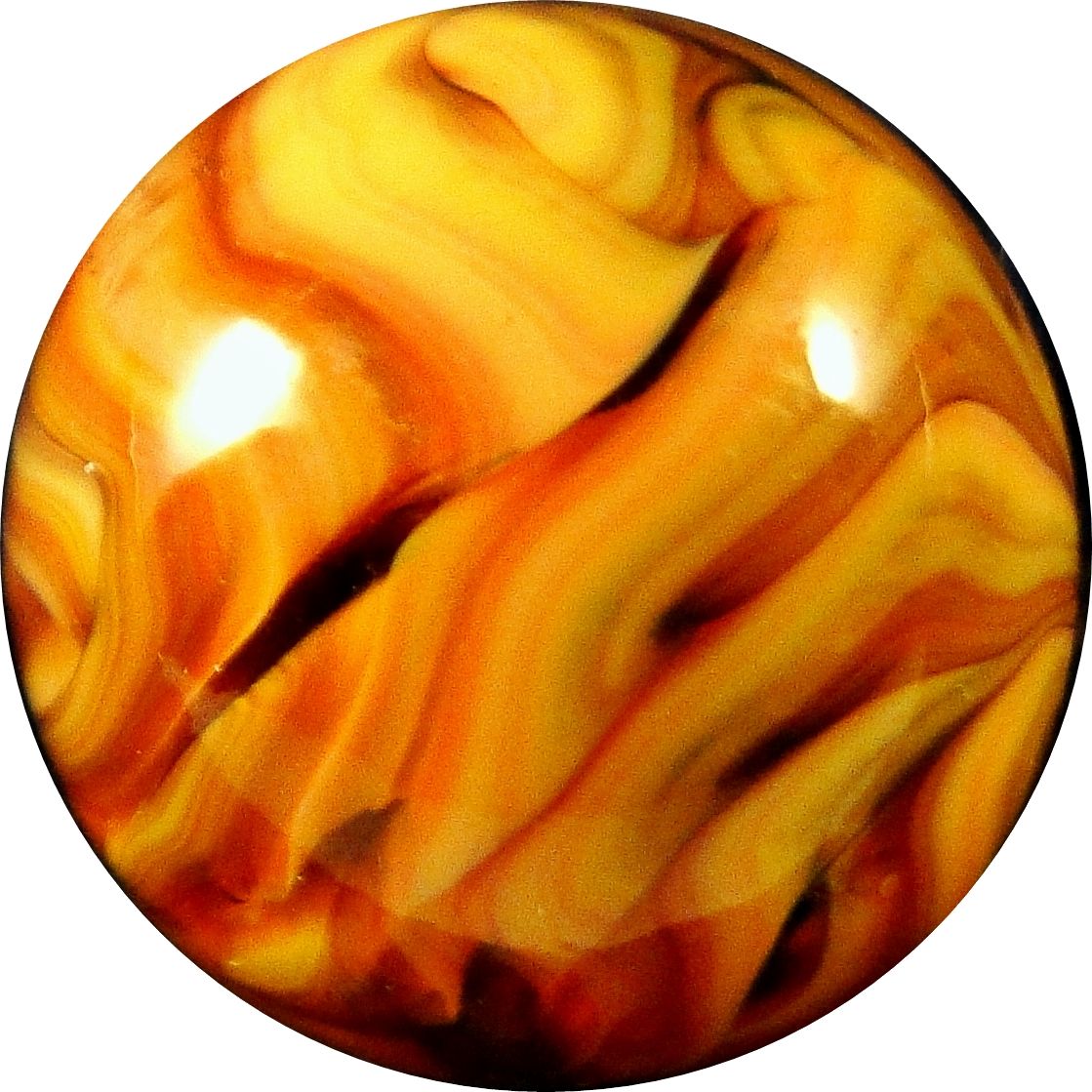 Marbles: Lot 126. Champion Agate Company. Furnace Scraping Marble. 5/8 ...