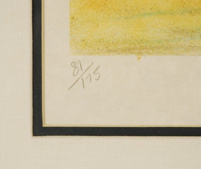 John Kelly, Dockside, Hand Signed & Numbered Litho