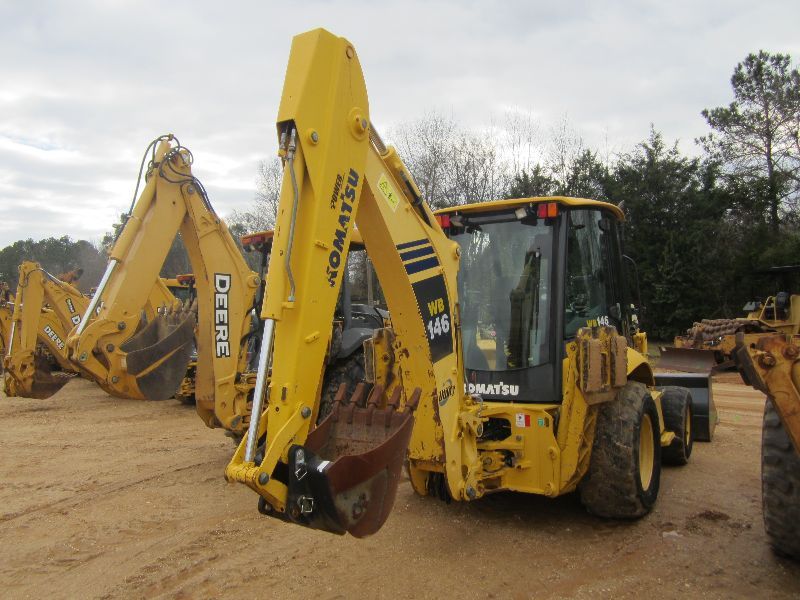 KOMATSU WB146-5 4X4 LOADER BACKHOE, S/N 23339 (07 YR) GP BUCKET, ECAB W ...