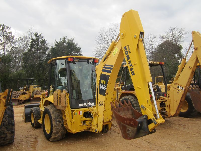 KOMATSU WB146-5 4X4 LOADER BACKHOE, S/N 23339 (07 YR) GP BUCKET, ECAB W ...