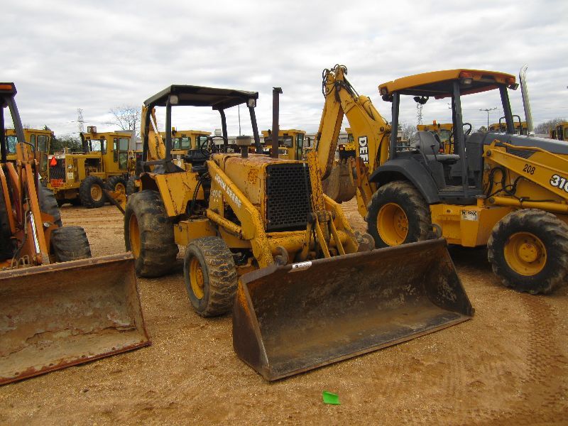 JOHN DEERE 310C 4X4 LOADER BACKHOE, S/N 731759, GP BUCKET, CANOPY