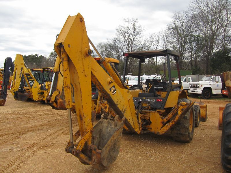 JOHN DEERE 310C 4X4 LOADER BACKHOE, S/N 731759, GP BUCKET, CANOPY