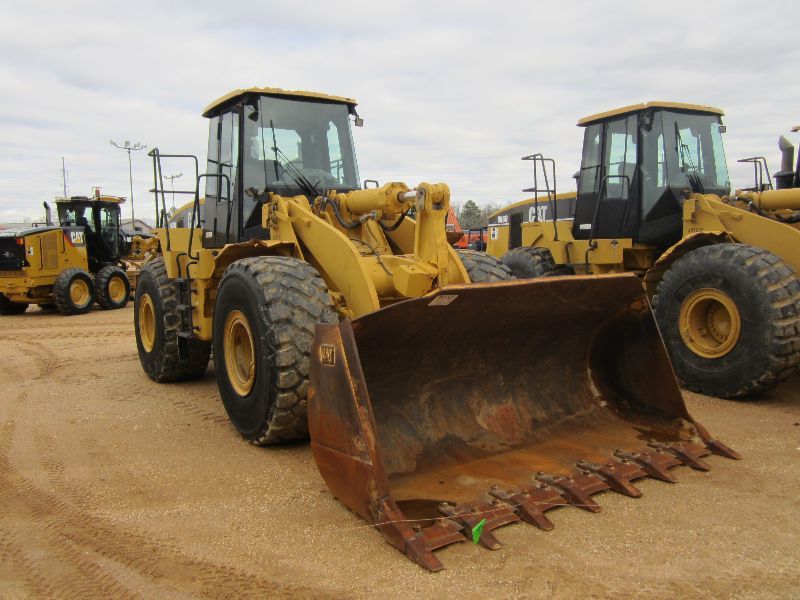 CAT 966G SERIES II WHEEL LOADER, S/N ANT00207 (03 YR) GP BUCKET W/TEETH ...