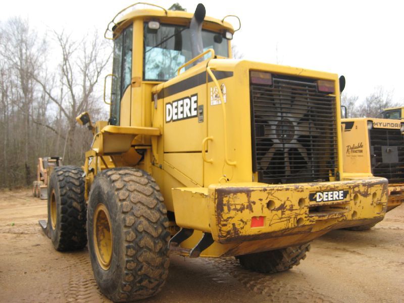 JOHN DEERE 624H WHEEL LOADER, S/N 572919 (99 YR) WICKER FORKS, ECAB W ...