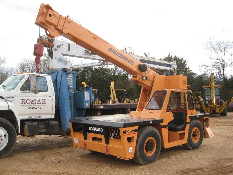 BMC BRODERSON IC80 CRANE, S/N 538054, (05YR), 9 TON CAP, 30' BOOM ...