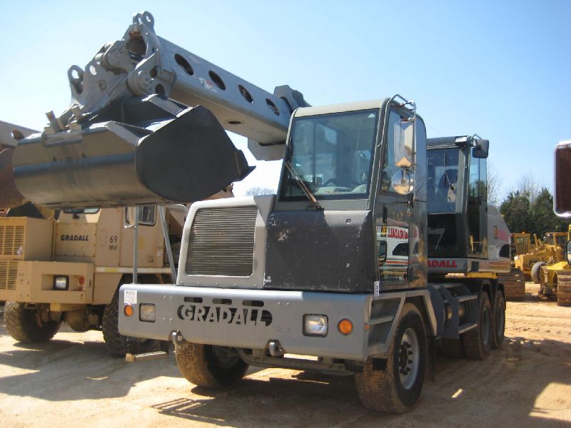 GRADALL XL4100 II WHEELED EXCAVATOR, S/N 0210017561, MERCEDES DIESEL ...