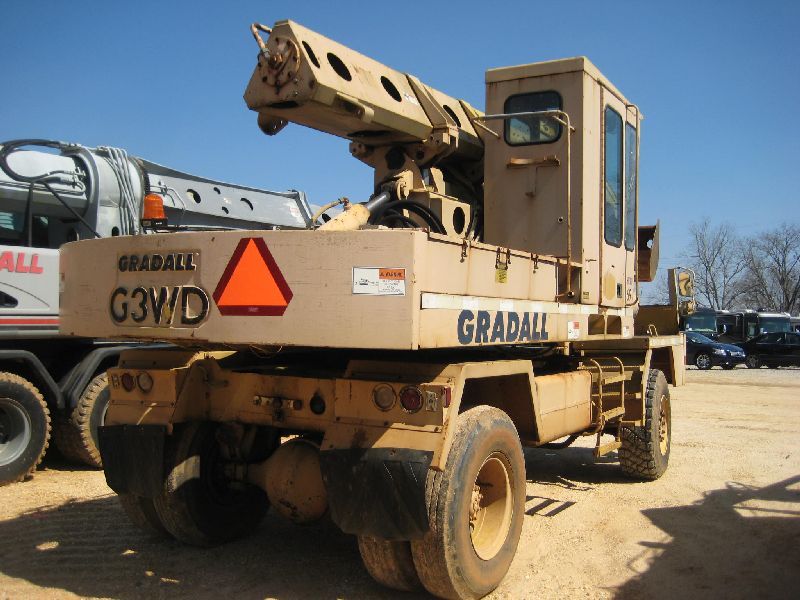 GRADALL G3WD WHEELED EXCAVATOR, S/N 0139291, 5.9L CUMMINS, CLEANOUT ...