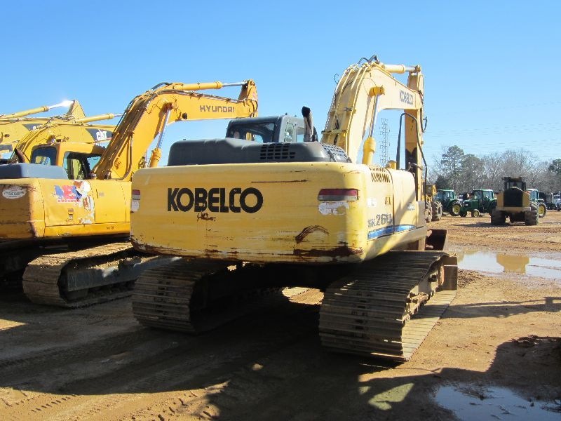 KOBELCO SK260LC HYDRAULIC EXCAVATOR, S/N LL10-U1570, 9' 6" STICK, 68 ...
