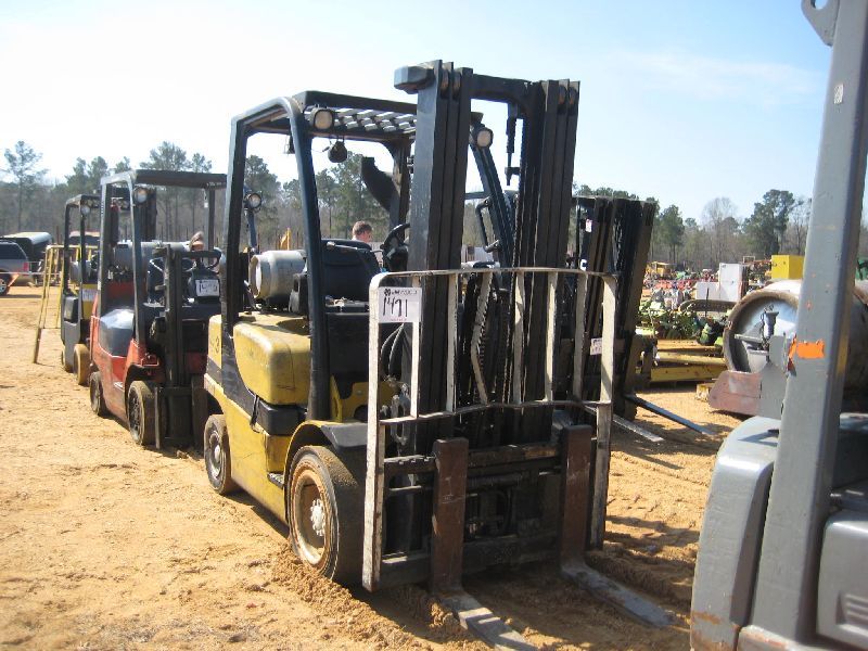 YALE GLP060 FORKLIFT, S/N B875B02732C, LP GAS, CANOPY