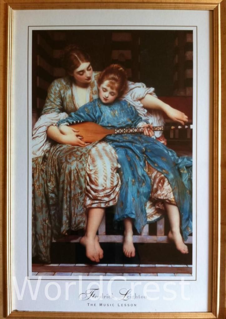 "The Music Lesson" by Fredrick Leighton