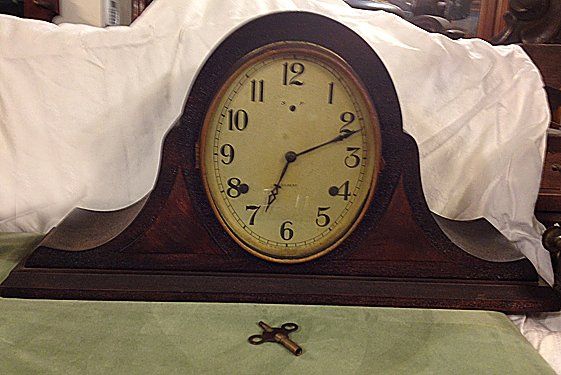 Gilbert Oval Face Shelf Clock