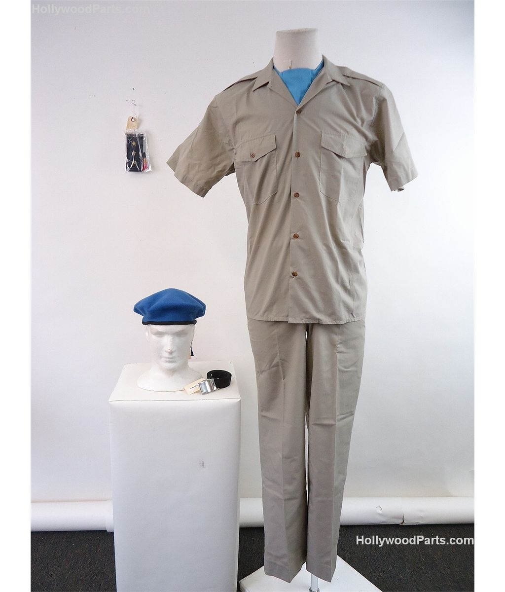 Hotel Rwanda Belgian UN Officer Khaki Uniform Costume