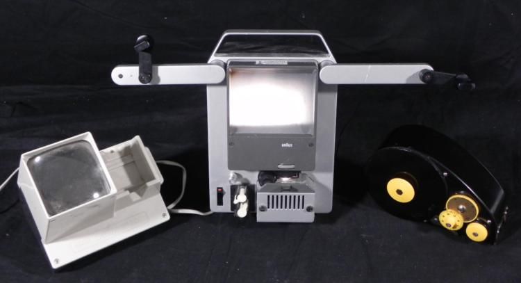 Vintage Alden Film Loader, Braun Splicer, Slide Viewer