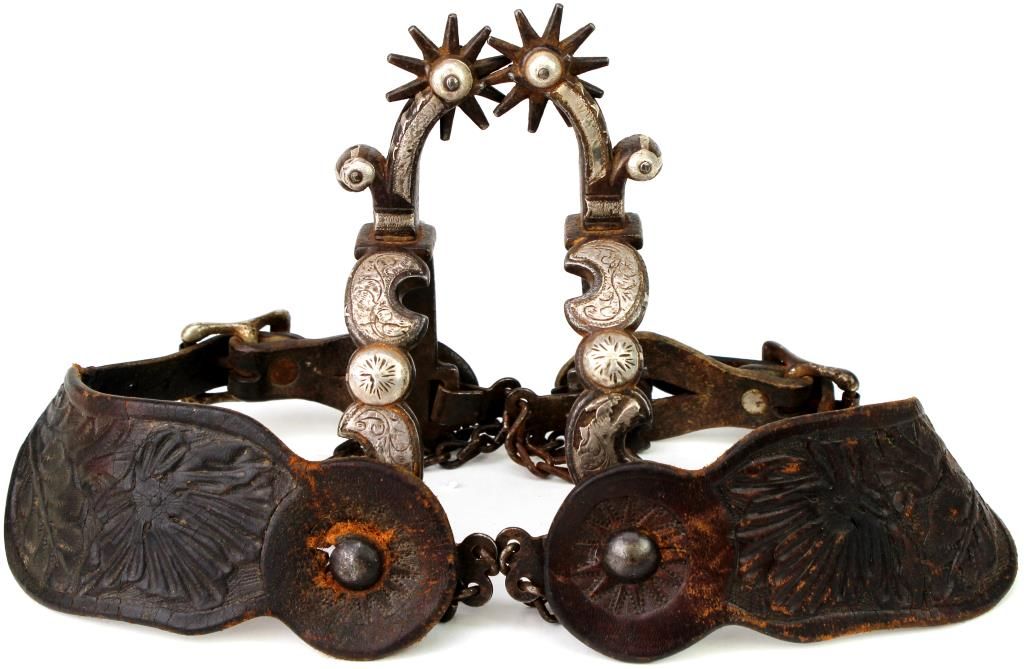 Good early California spurs original and untouched