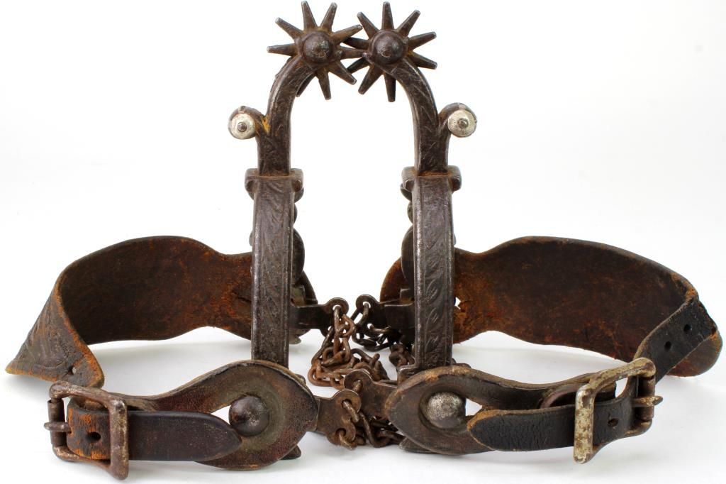 Good early California spurs original and untouched